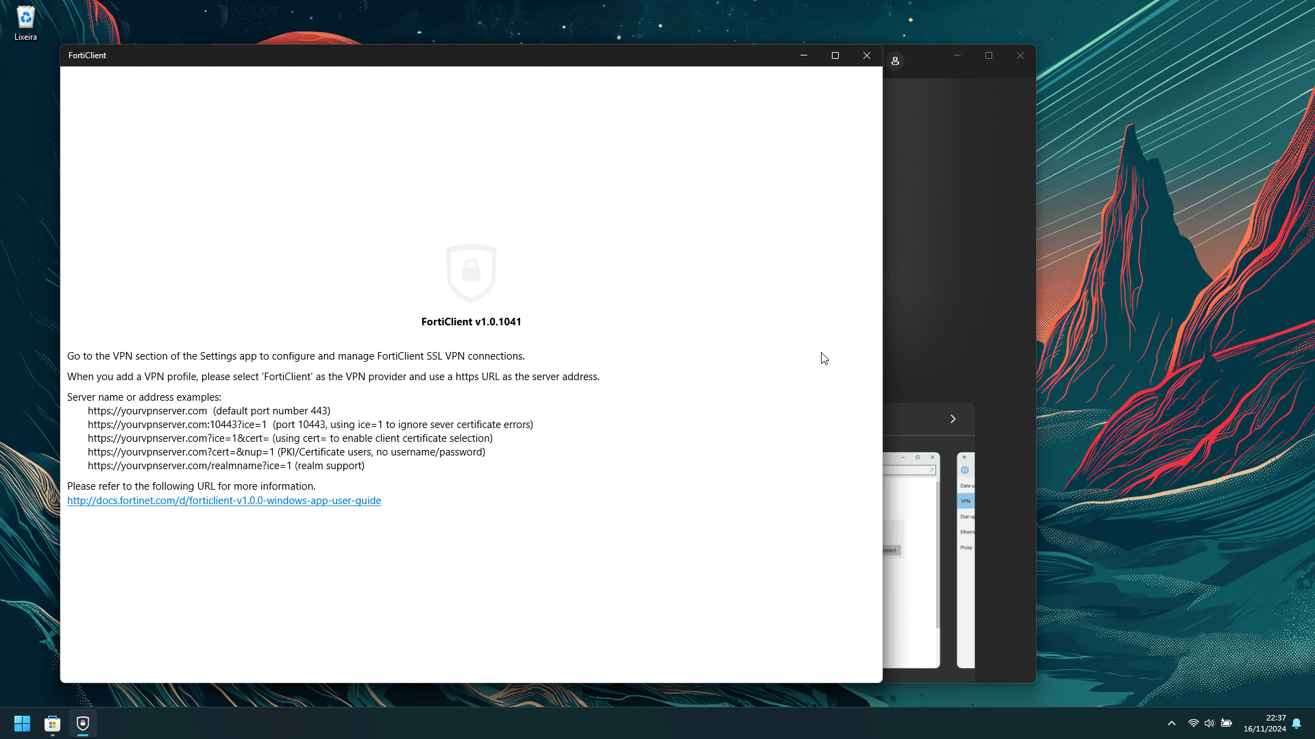 Como Configurar o FortiClient para Conexão de VPN no Windows 11 – O ...