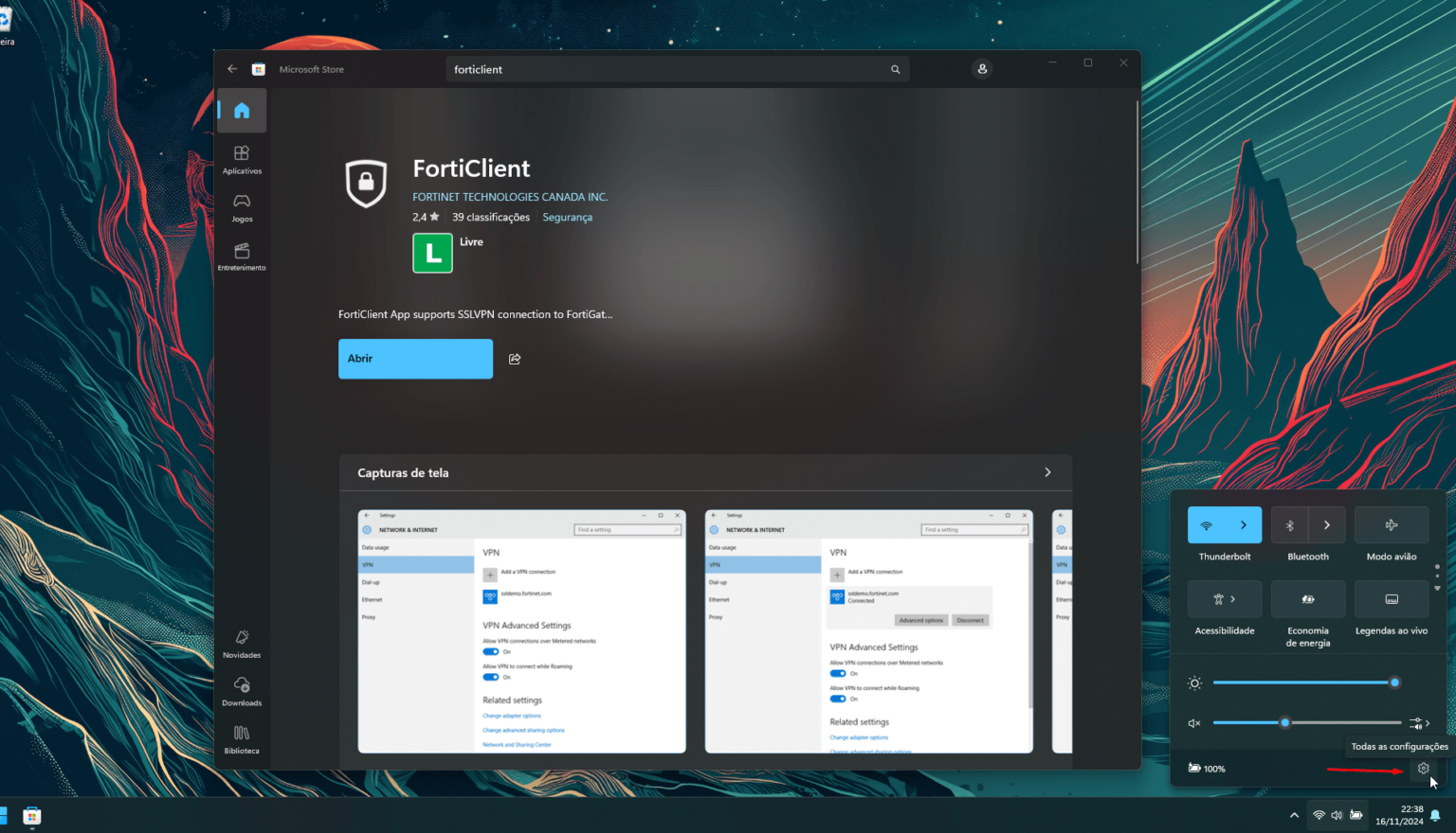 Como Configurar o FortiClient para Conexão de VPN no Windows 11 – O ...
